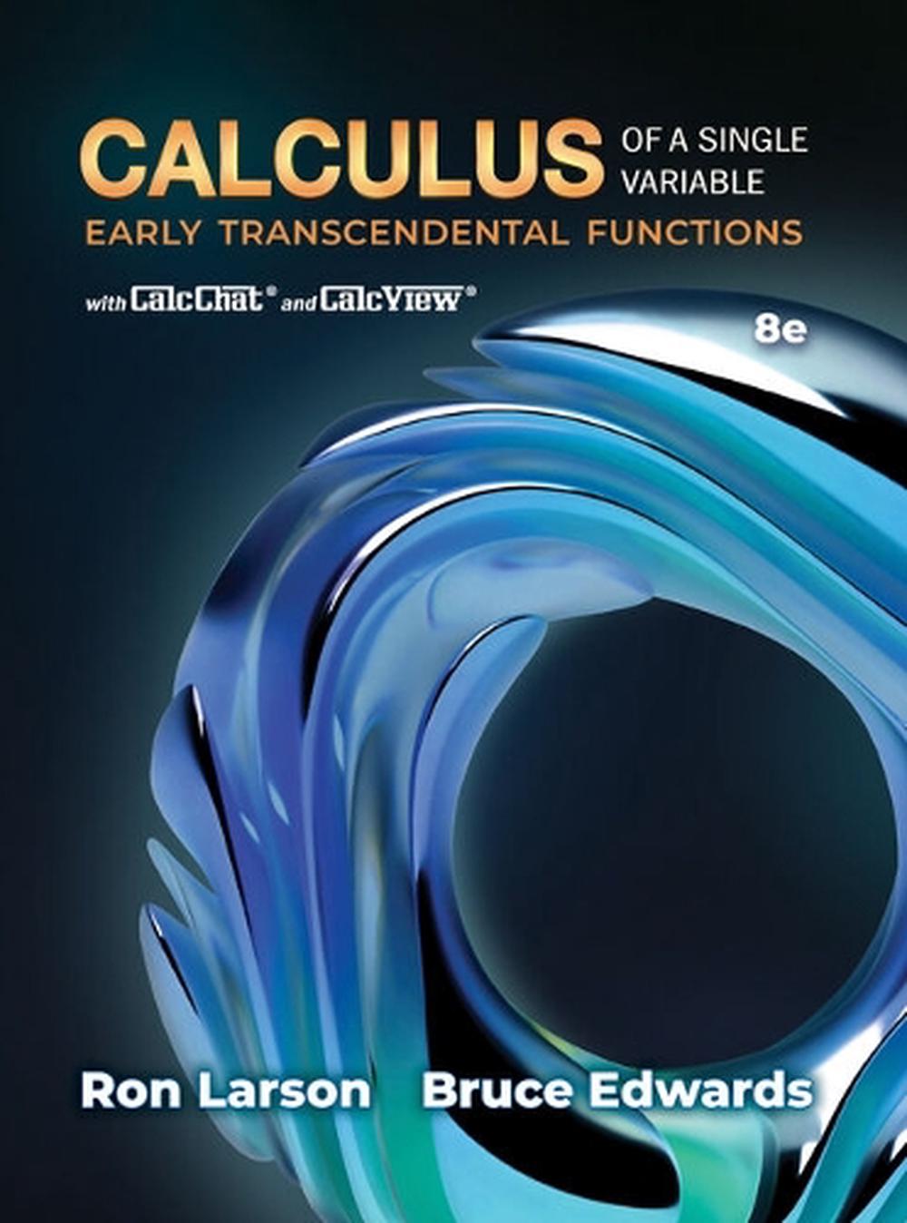 Calculus of a Single Variable by Ron Larson, Hardcover, 9780357759509 ...