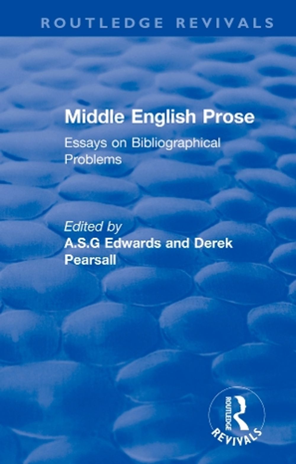 Middle English Prose by A.S.G. Edwards, Paperback, 9780367248475 | Buy ...