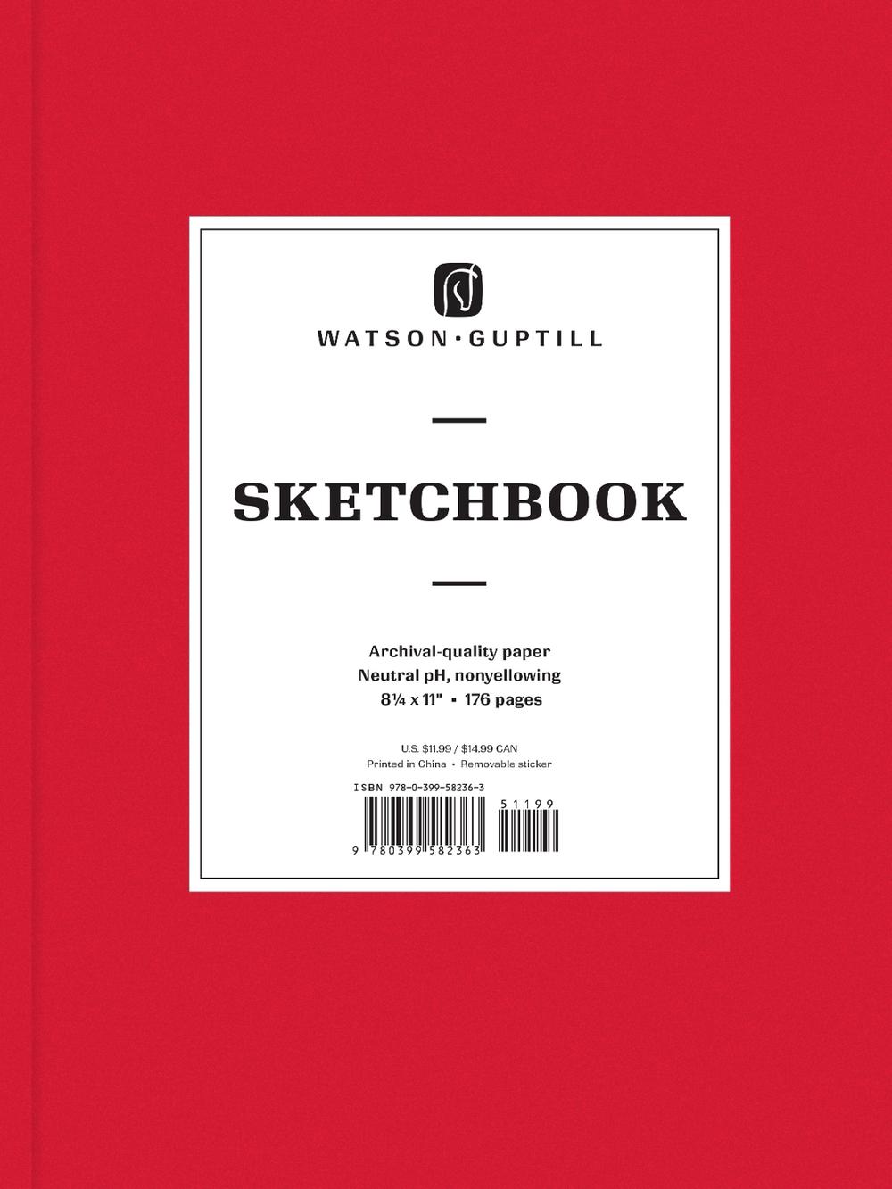 Large Sketchbook (Ruby Red) by Watson-Guptill, Hardcover, 9780399582363 ...