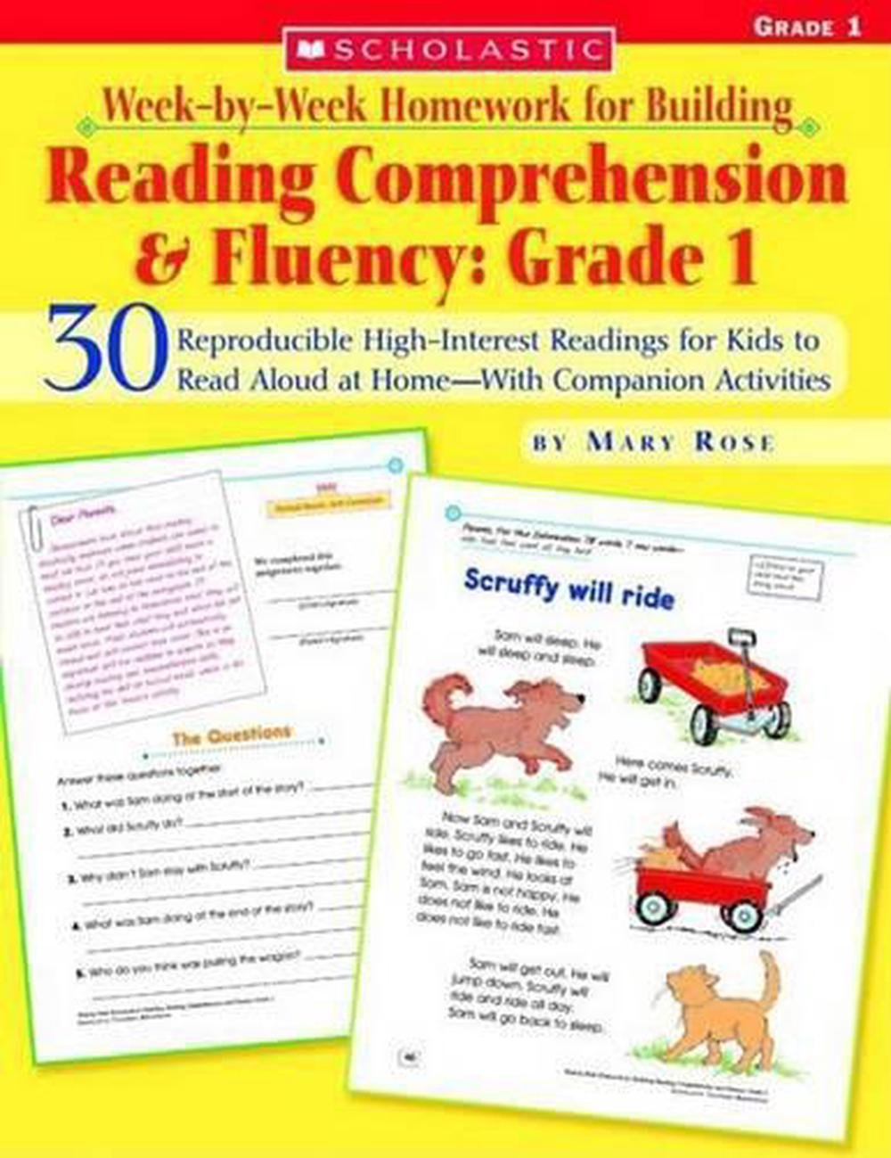 Week-By-Week Homework for Building Reading Comprehension & Fluency ...