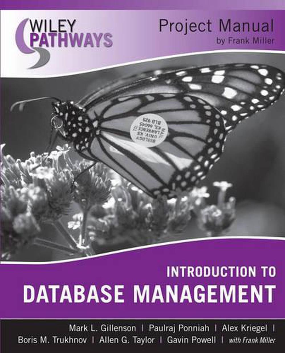 Wiley Pathways Introduction to Database Management, Project Manual by ...