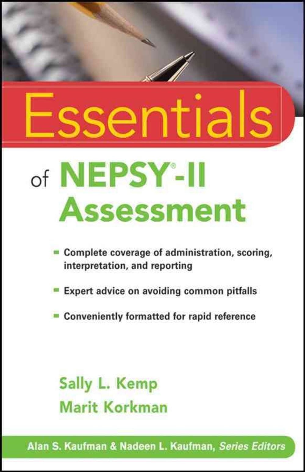 Essentials of NEPSY-II Assessment, 1st Edition by Marit Korkman ...
