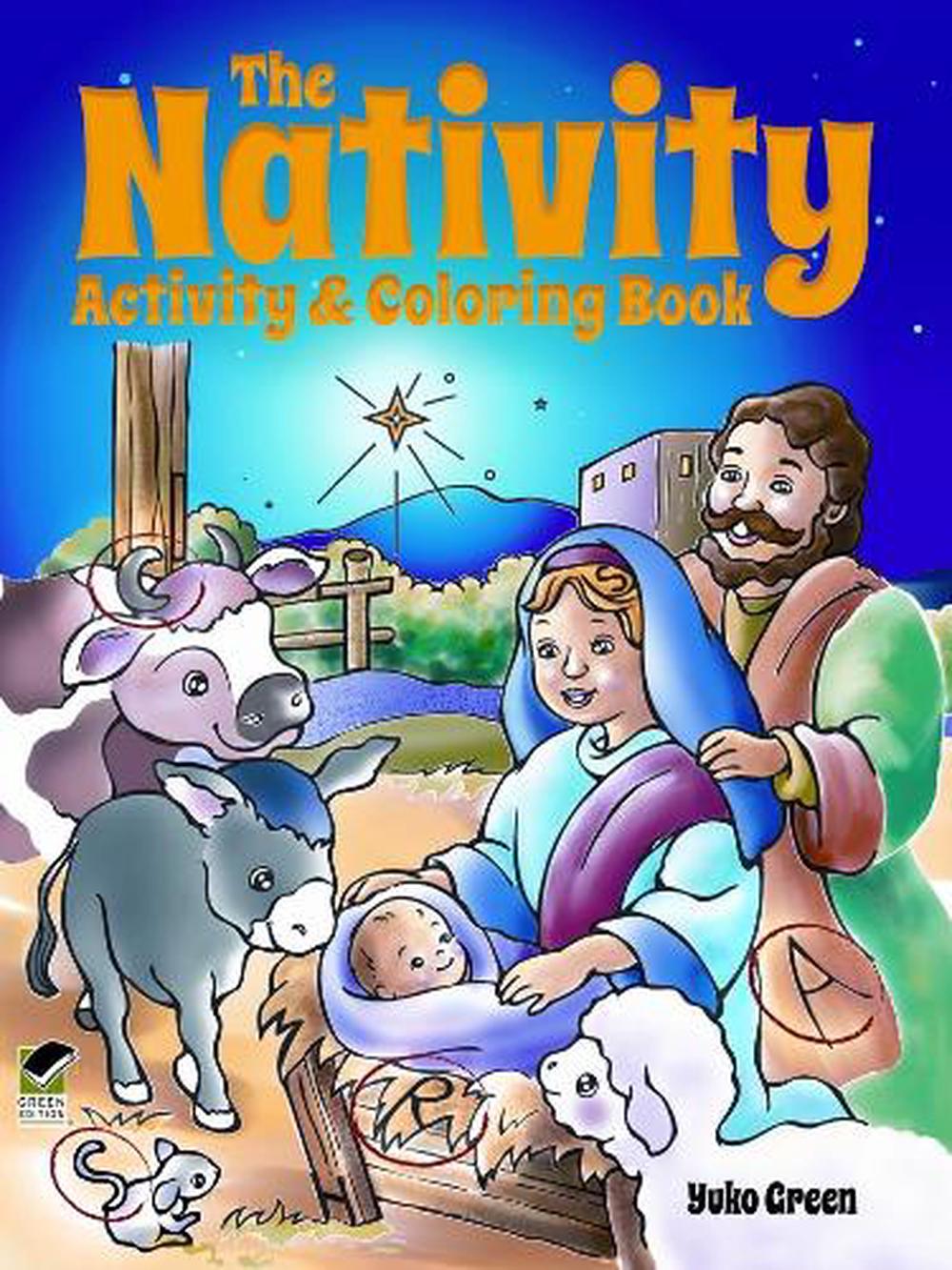The Nativity Activity and Coloring Book by Yuko Green, Paperback ...