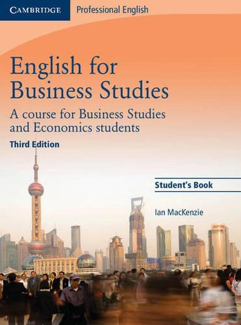 English for Business Studies Student's Book by Ian MacKenzie, Paperback ...