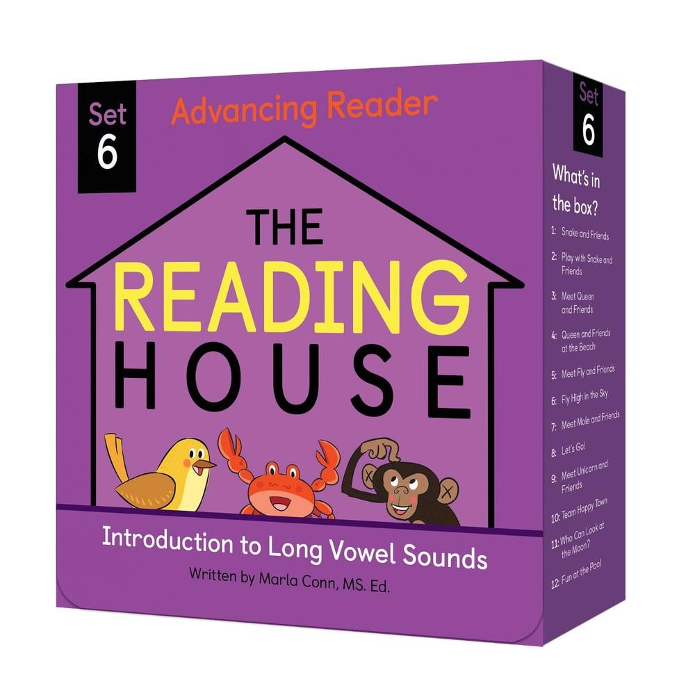The Reading House Set 6: Introduction to Long Vowel Sounds by Marla ...