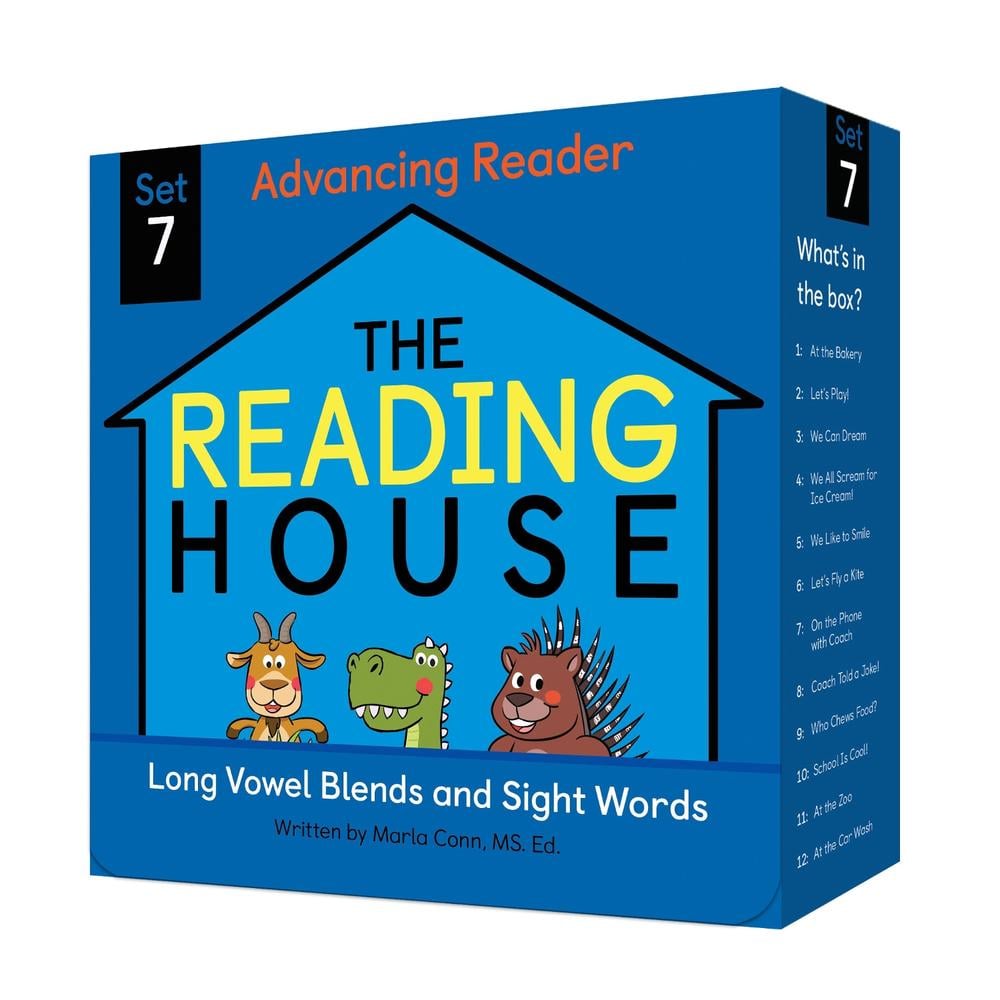 The Reading House Set 7: Long Vowel Blends and Sight Words by Marla ...