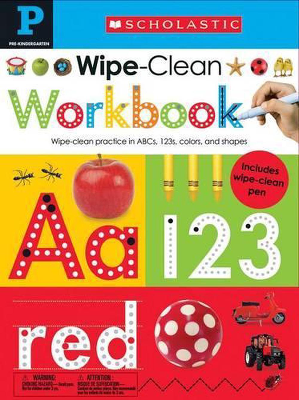 Pre-K Wipe-Clean Workbook: Scholastic Early Learners (Wipe-Clean) by ...
