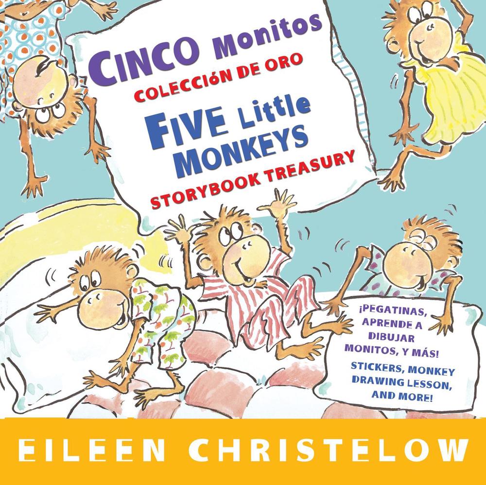 Five Little Monkeys Storybook Treasury/Cinco Monitos Coleccion de Oro ...