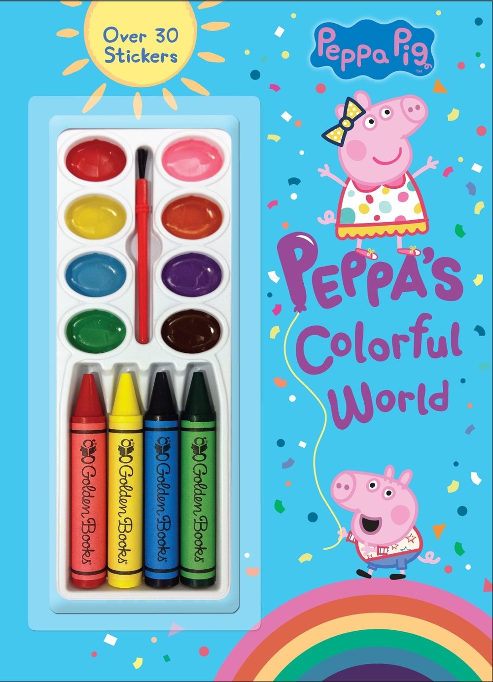 Peppa's Colorful World (Peppa Pig) by Golden Books, Paperback ...