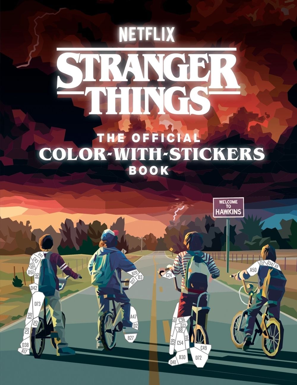 Stranger Things: The Official Color-with-Stickers Book by Random House ...