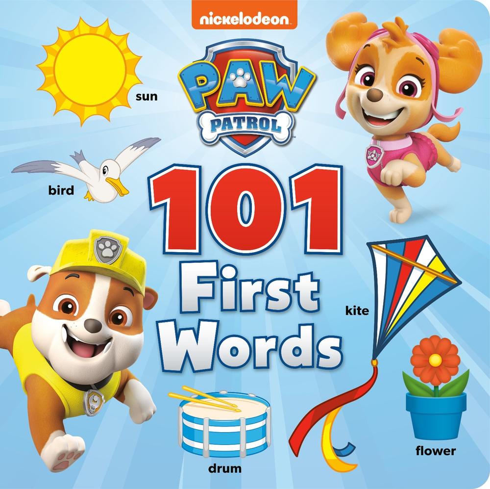 PAW Patrol 101 First Words (PAW Patrol) by Random House, Board Book ...