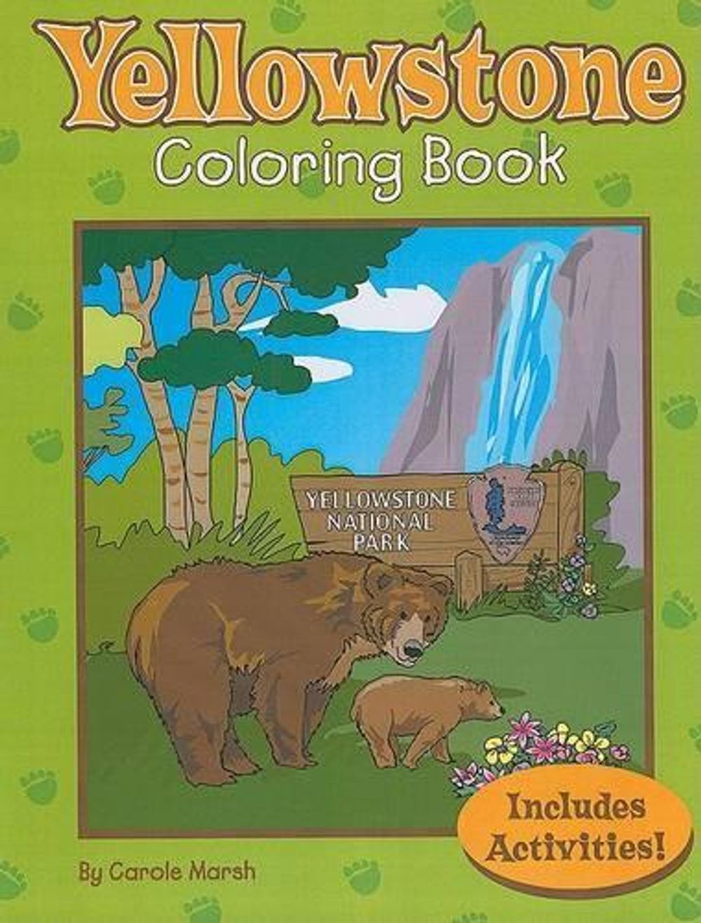 Yellowstone Coloring Book by Carole Marsh, Paperback, 9780635073419 ...