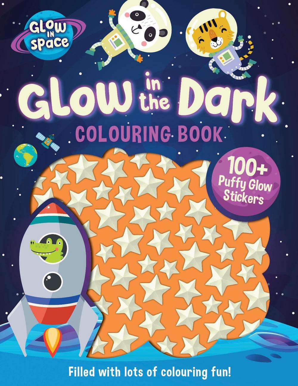 Blue Duck Books Glow in the Dark Colouring Book with Puffy Glow ...