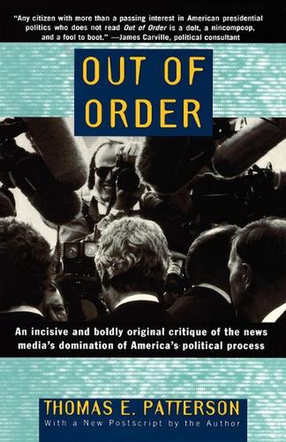 Out of Order by Thomas E. Patterson, Paperback, 9780679755104 | Buy ...