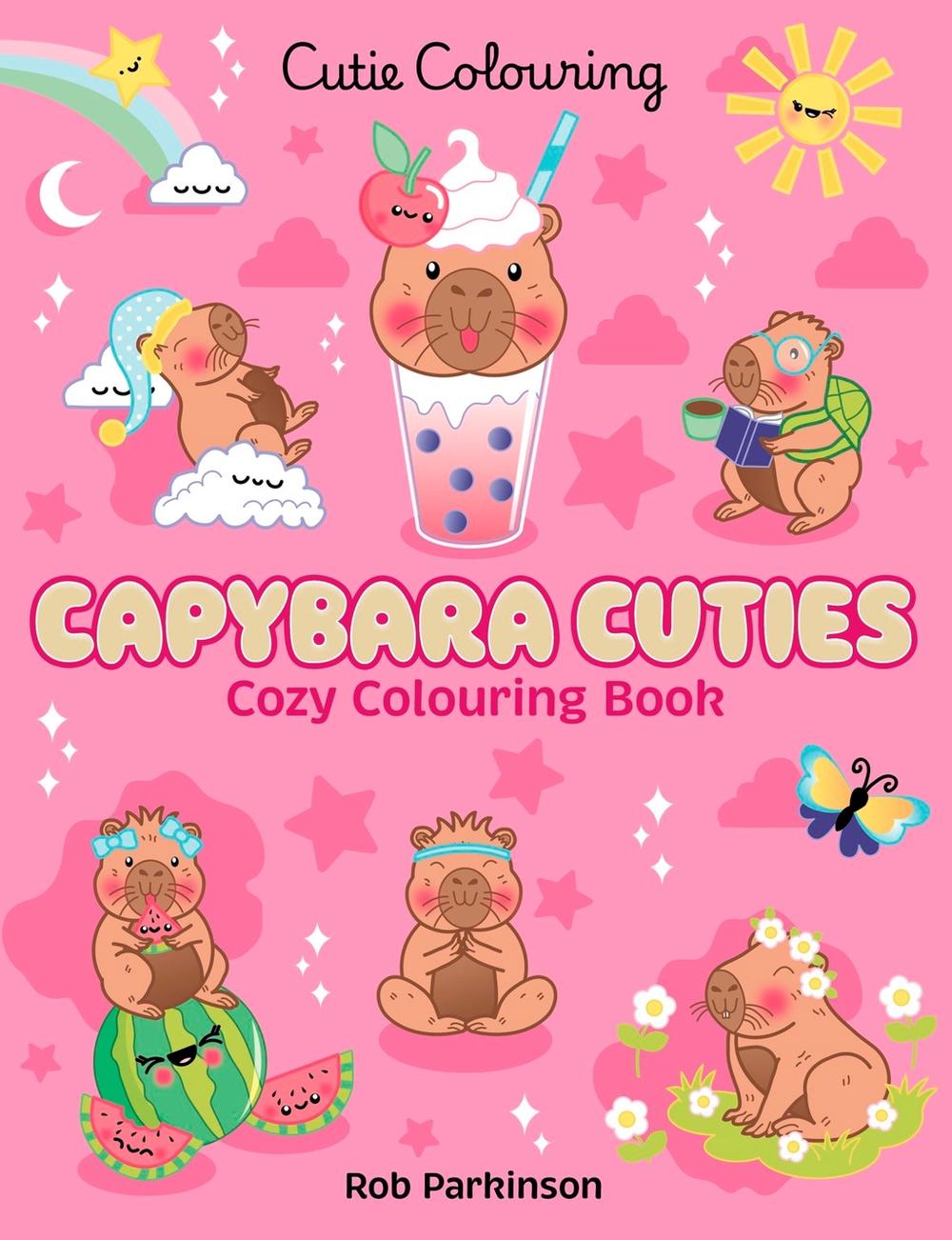 Capybara Cuties: Colouring Book by Scholastic, Paperback, 9780702342677 ...