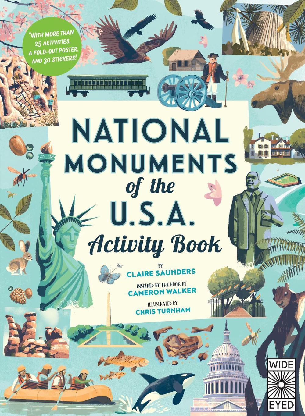 National Monuments of the USA Activity Book by Chris Turnham, Paperback ...