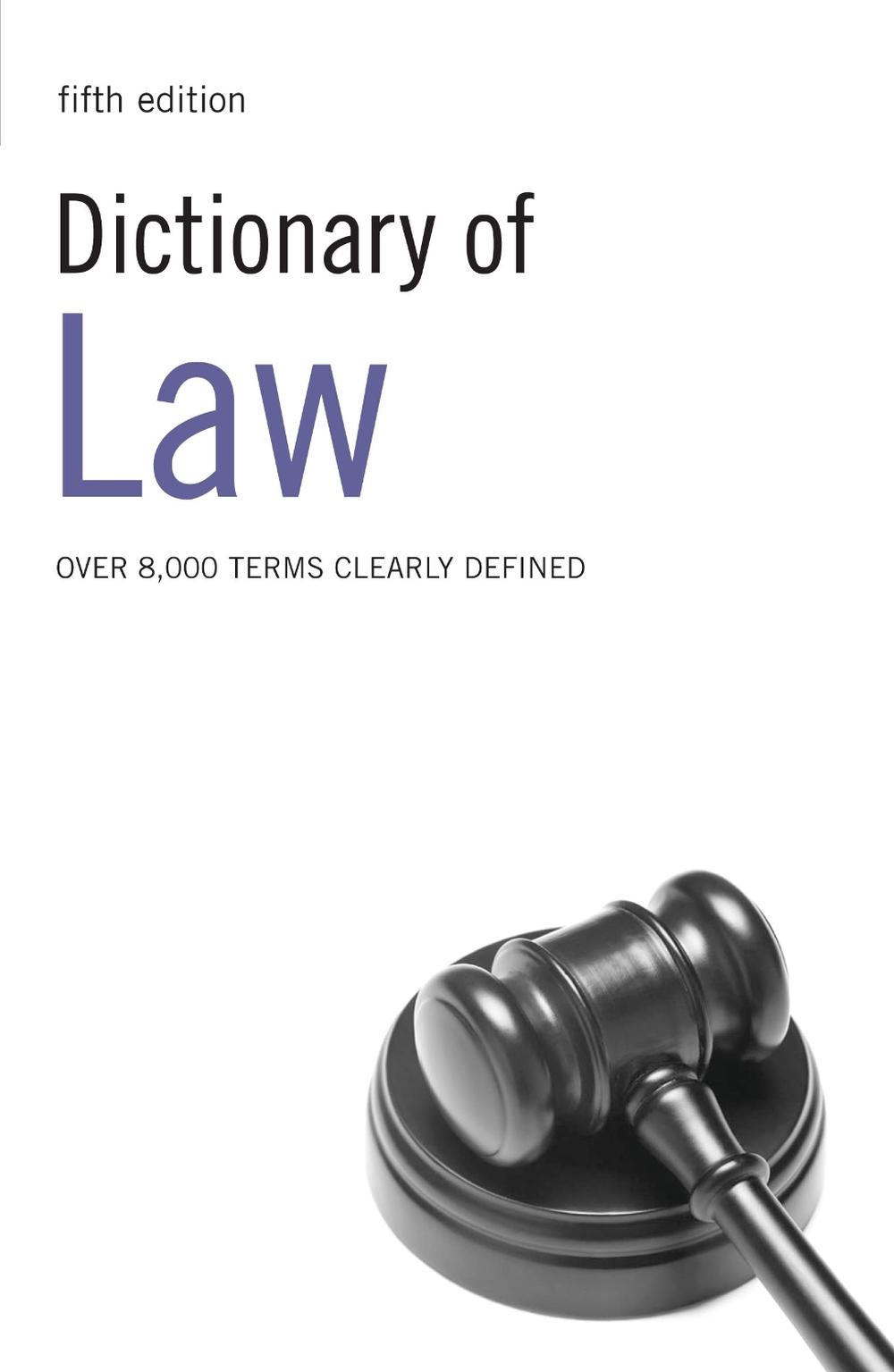 Dictionary of Law by A&C Black, Paperback, 9780713683189 | Buy online ...