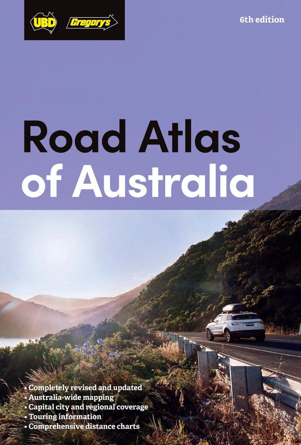 Road Atlas of Australia 6th edition by UBD Gregory's, Spiral ...