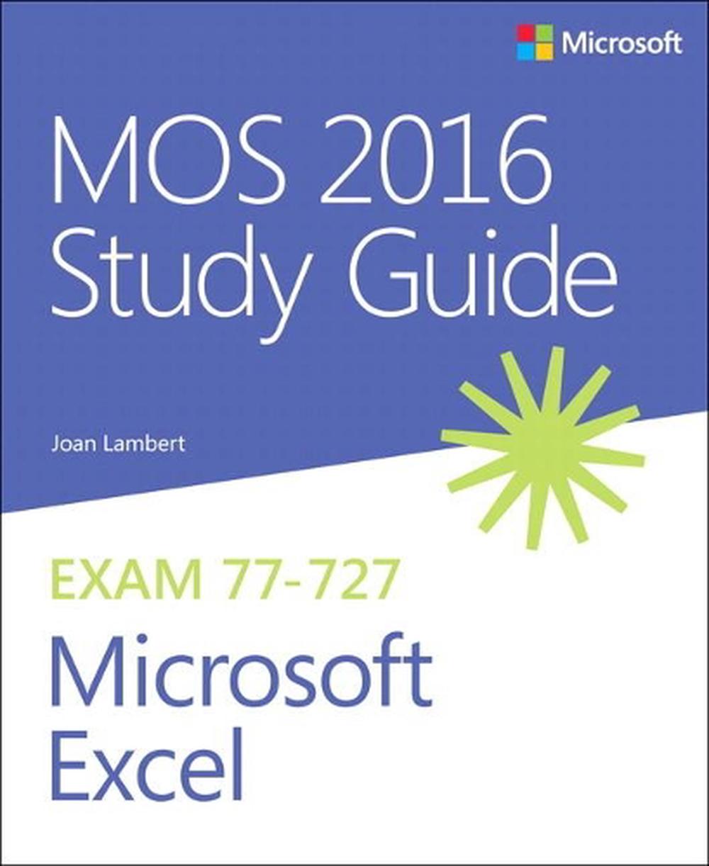 MOS 2016 Study Guide for Microsoft Excel by Joan Lambert, Paperback ...