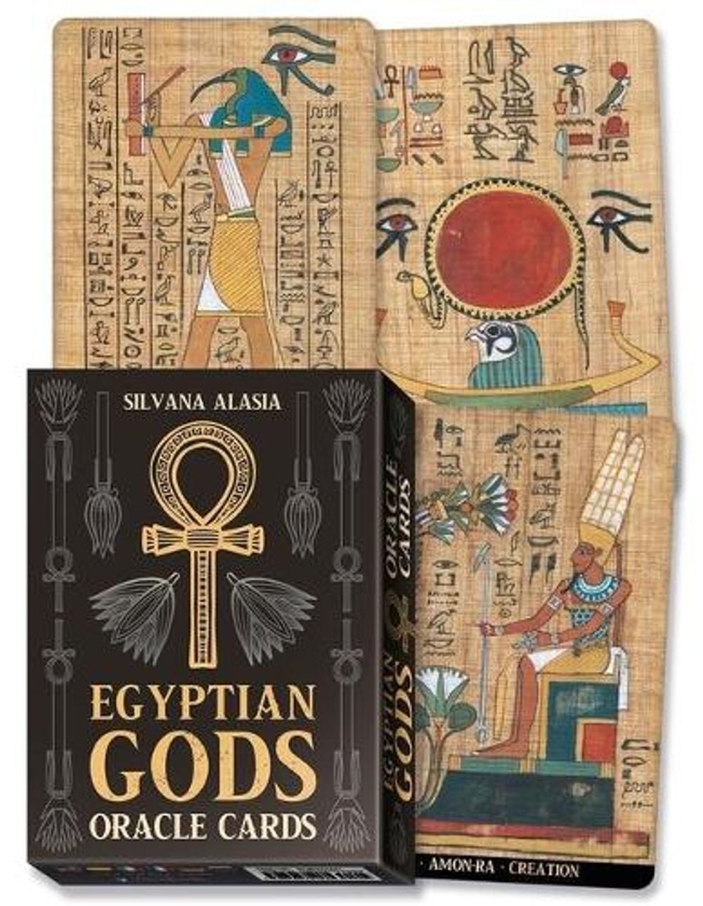 Egyptian Gods Oracle Cards Deck by Silvana Alasia, Cards, 9780738773148 ...