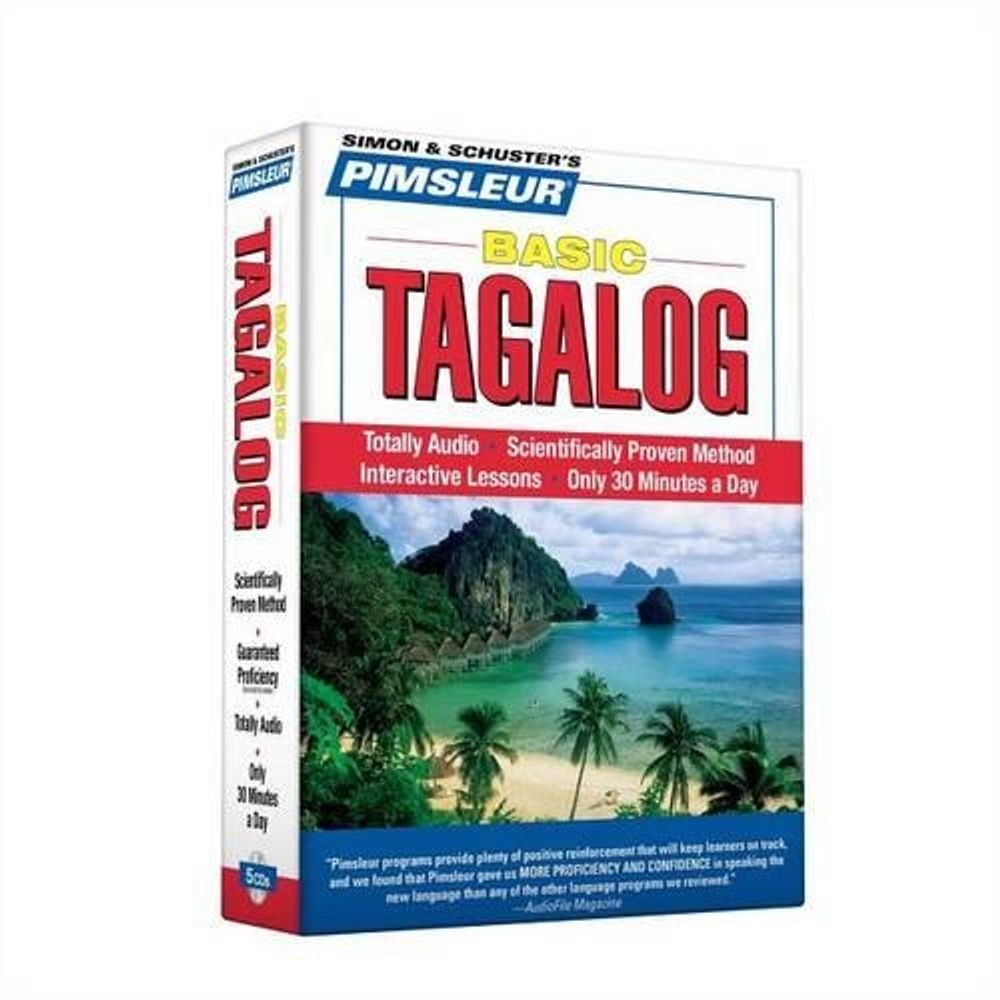 Pimsleur Tagalog Basic Course - Level 1 Lessons 1-10 CD by Pimsleur ...