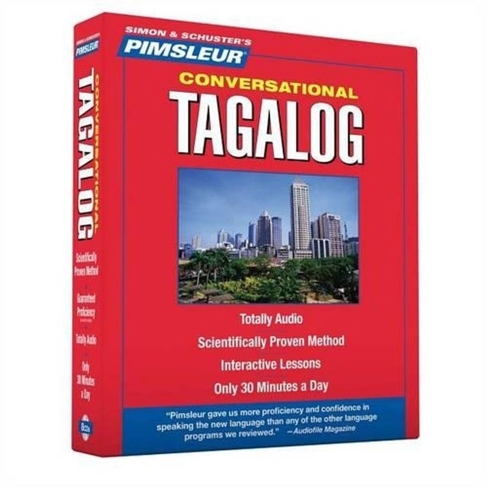 Pimsleur Tagalog Conversational Course - Level 1 Lessons 1-16 CD by ...