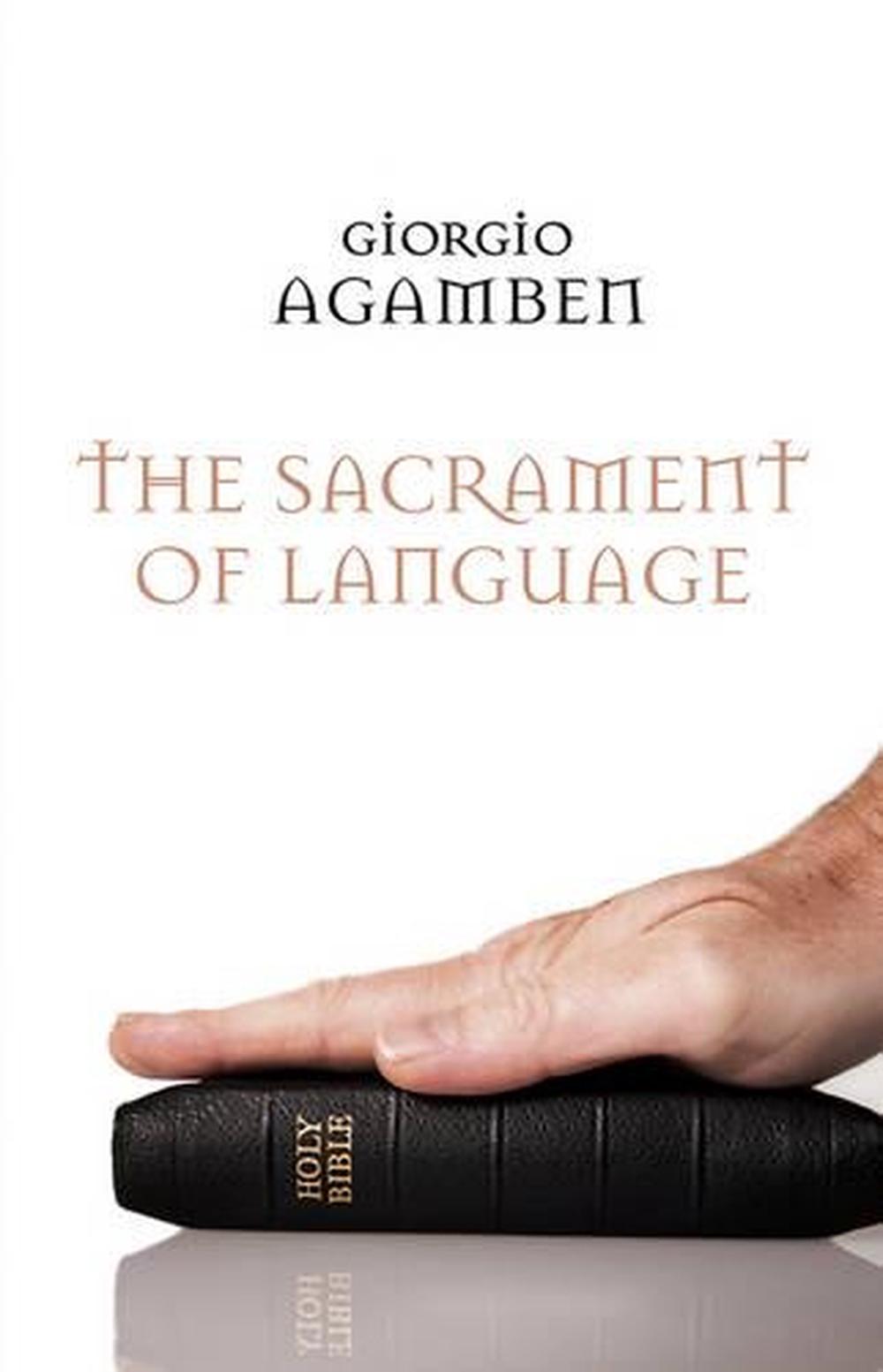 The Sacrament of Language, 1st Edition by Giorgio Agamben, Hardcover ...