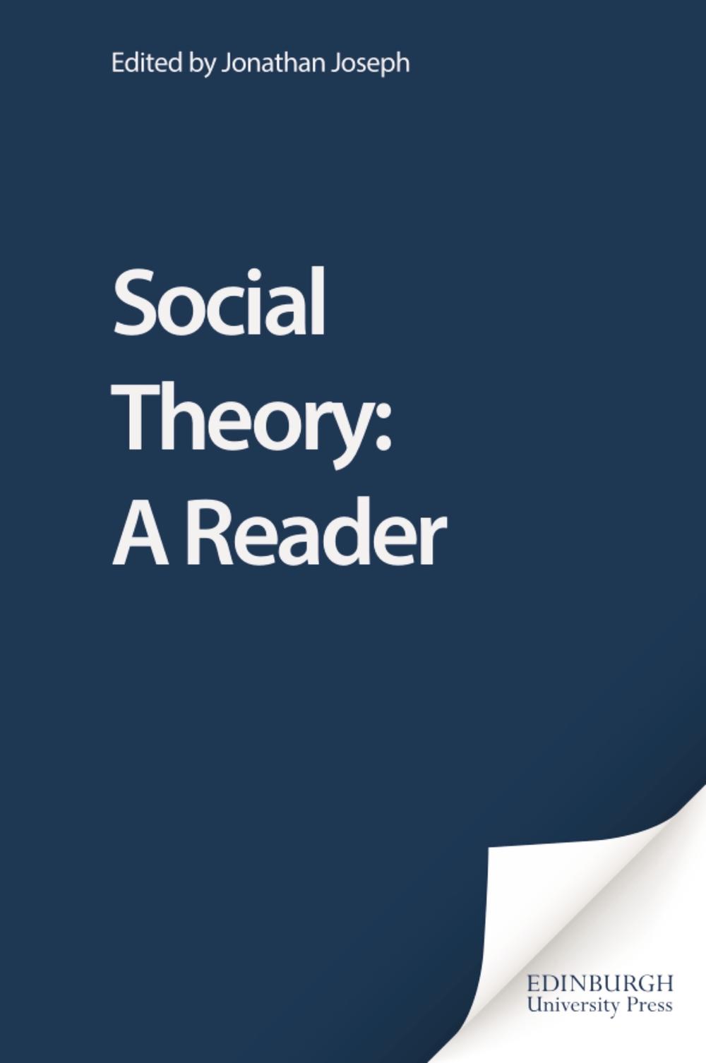 Social Theory: A Reader by Jonathan Joseph, Hardcover, 9780748619481 ...