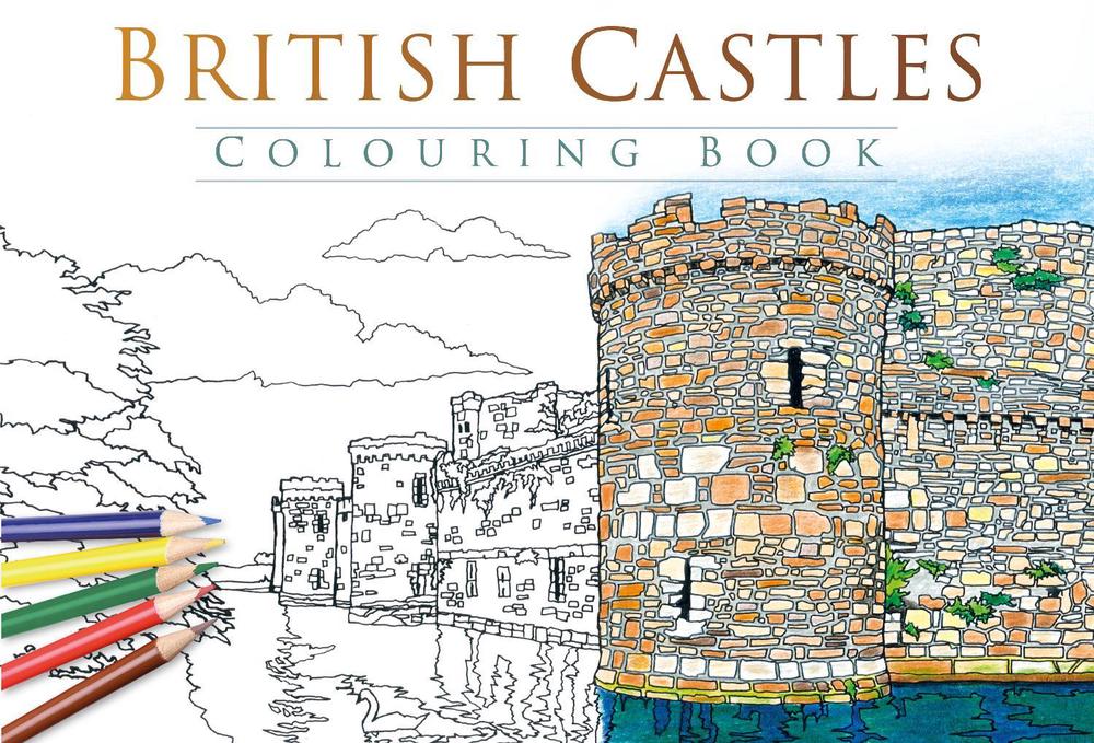 British Castles Colouring Book | Buy online at The Nile