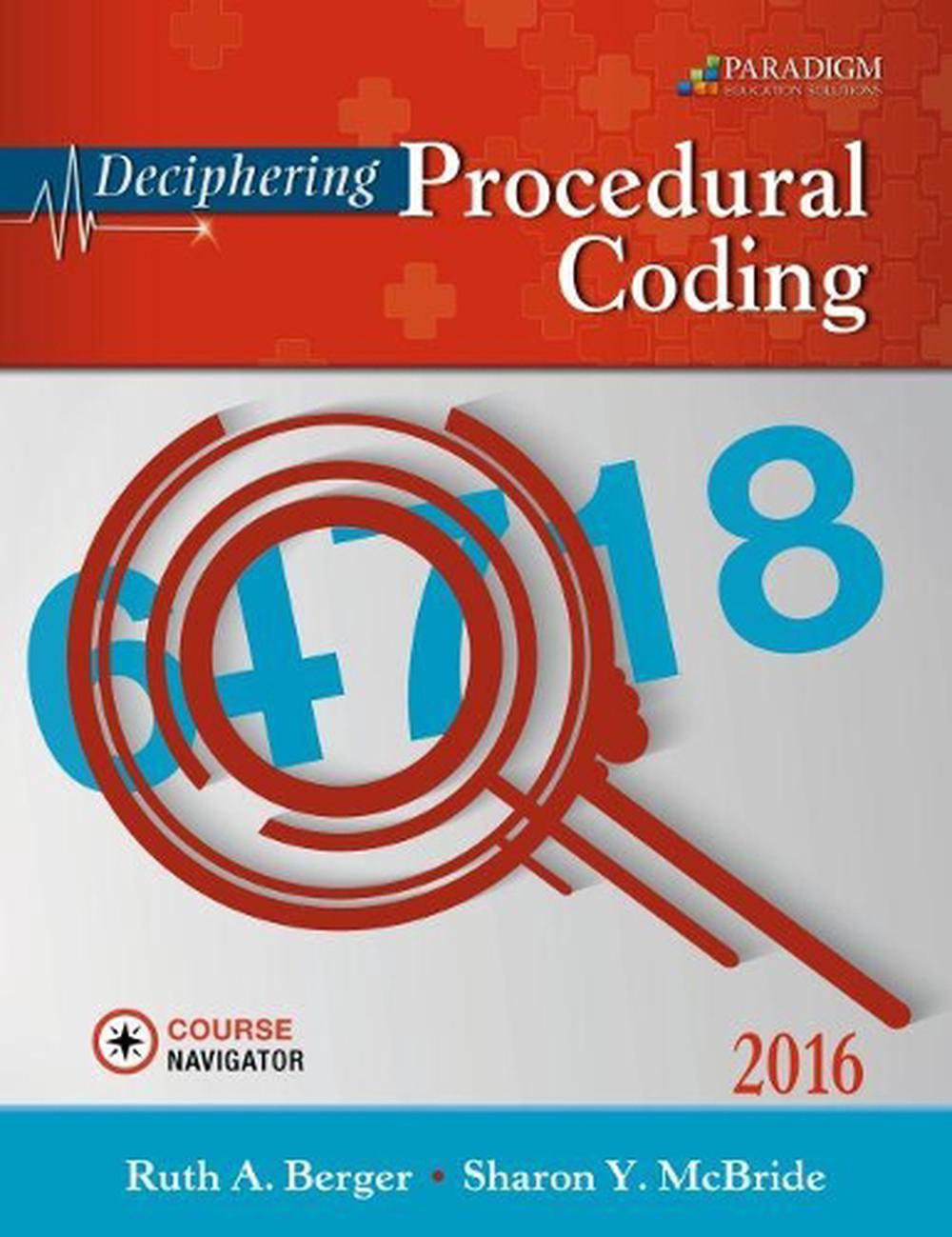 Deciphering Procedural Coding 2016 By Ruth Berger Paperback 8178