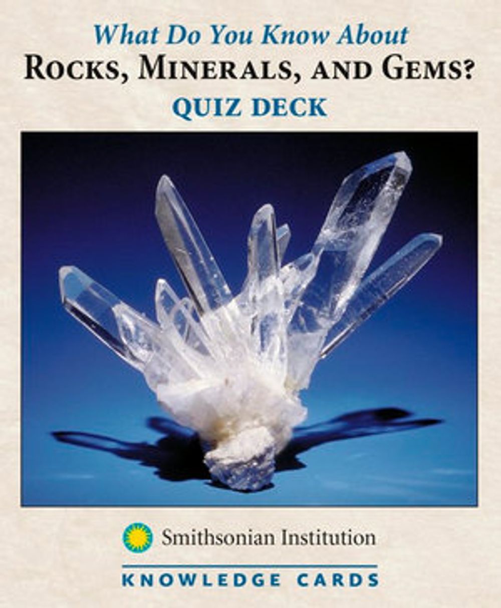 Pomegranate What Do You Know About Rocks, Minerals, and Gems? Quiz Deck ...