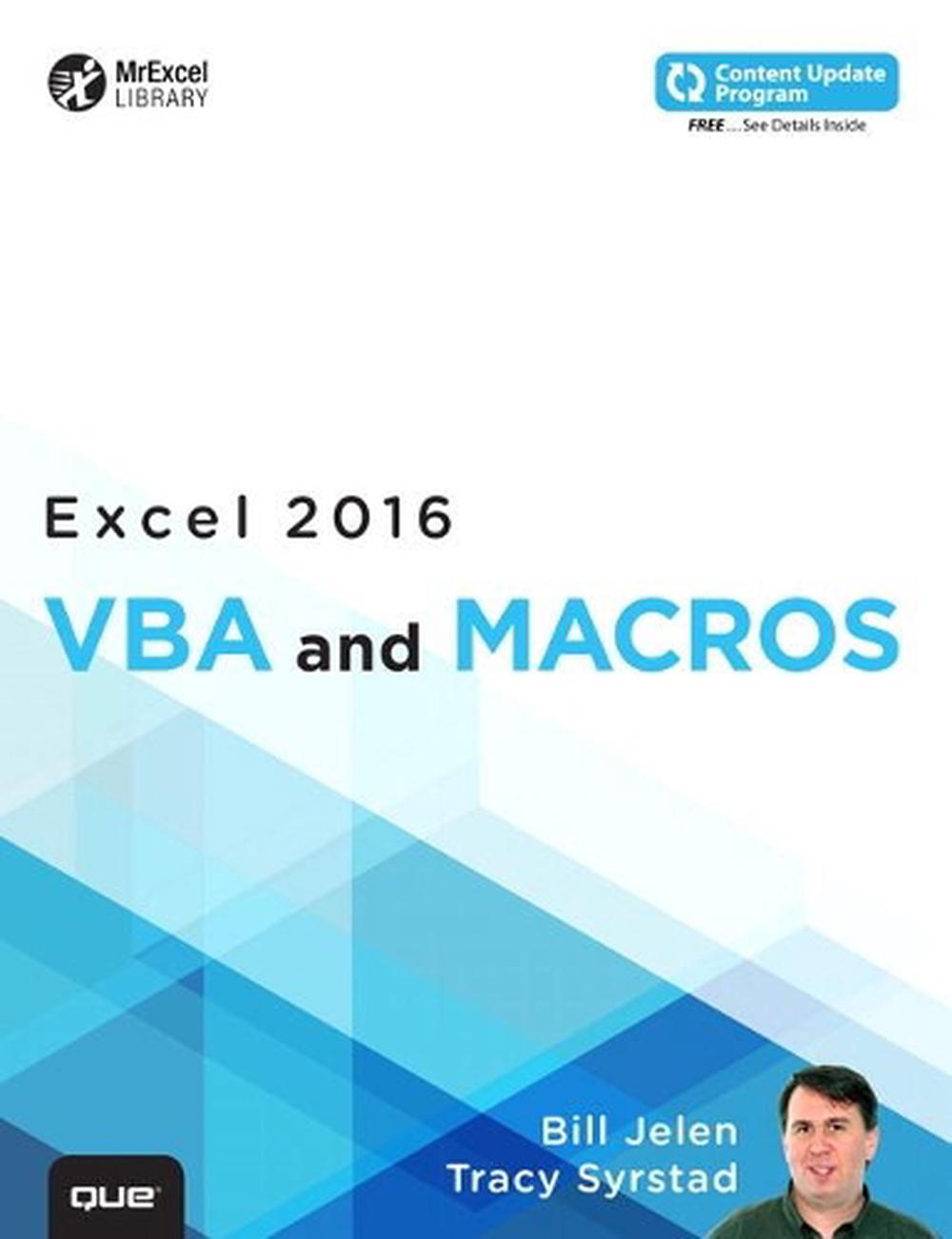 Excel 2016 Vba And Macros By Bill Jelen Paperback 9780789755858 Buy Online At The Nile 