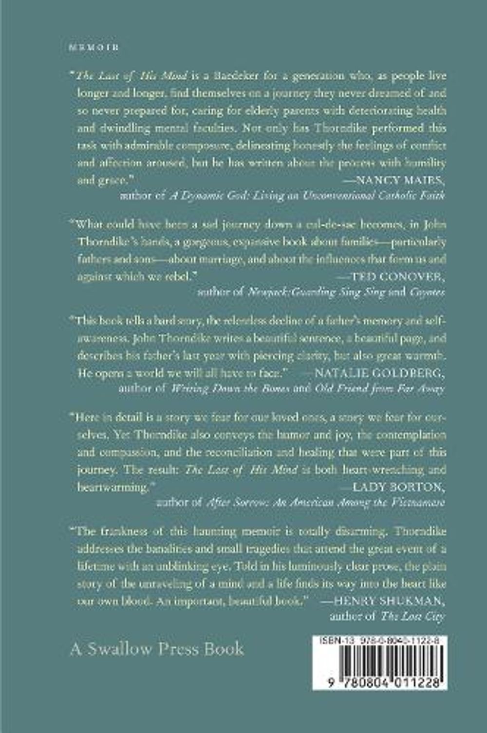 The Last of His Mind: A Year in the Shadow of Alzheimer's by John ...