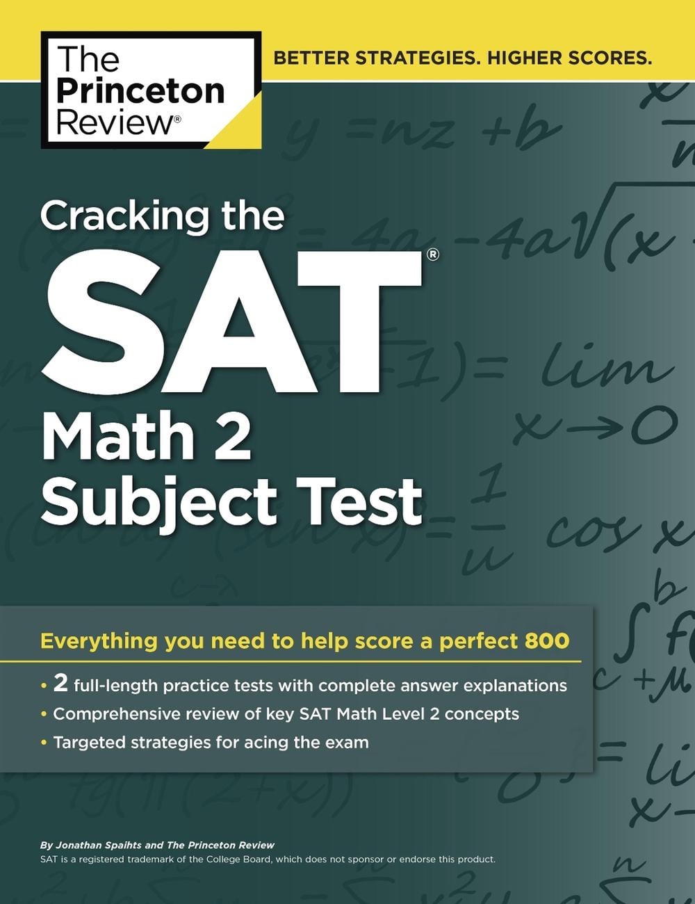 Cracking The Sat Math 2 Subject Test By Princeton Review Paperback