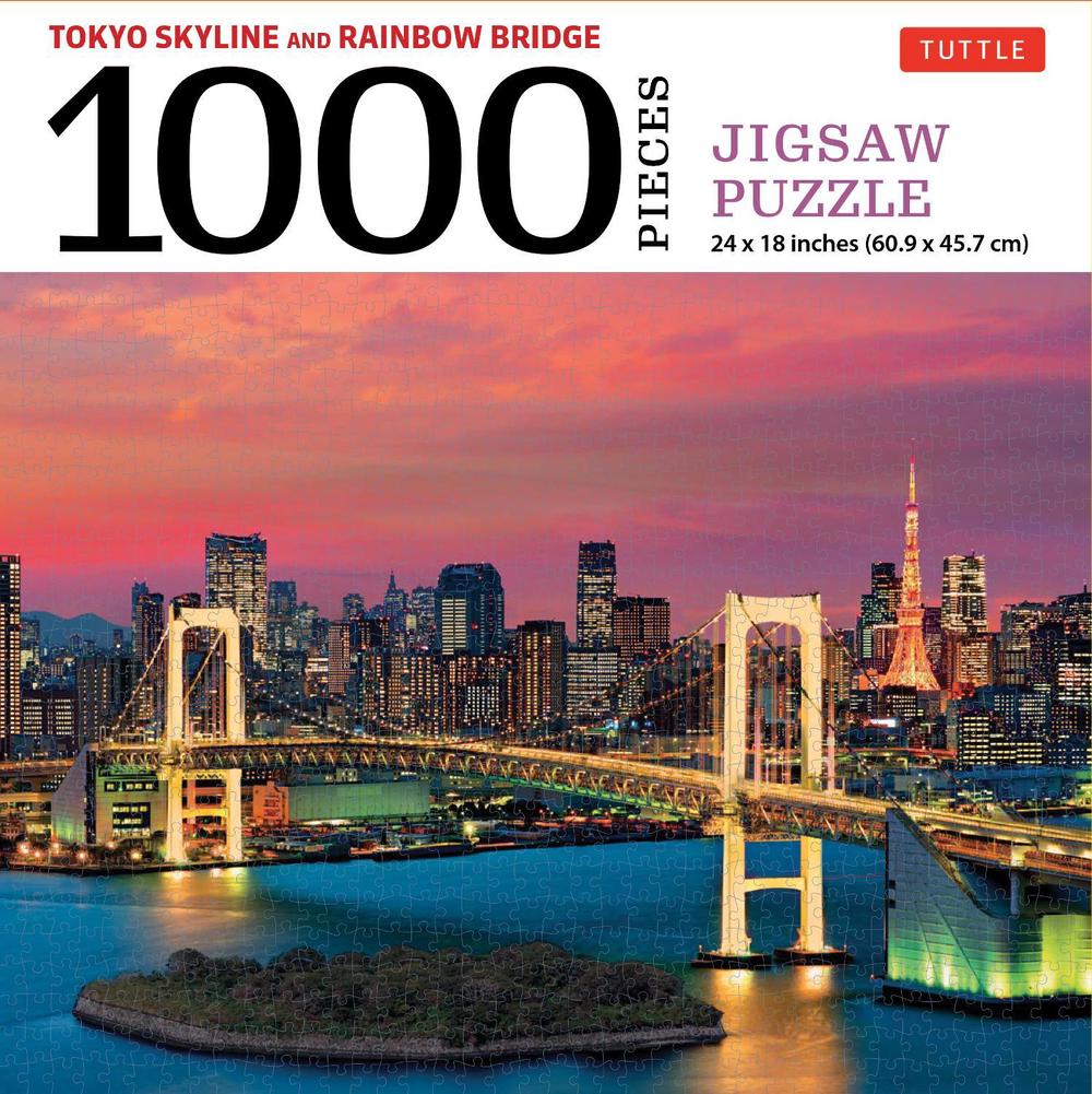 Tokyo Skyline and Rainbow Bridge - 1000 Piece Jigsaw Puzzle | Buy ...