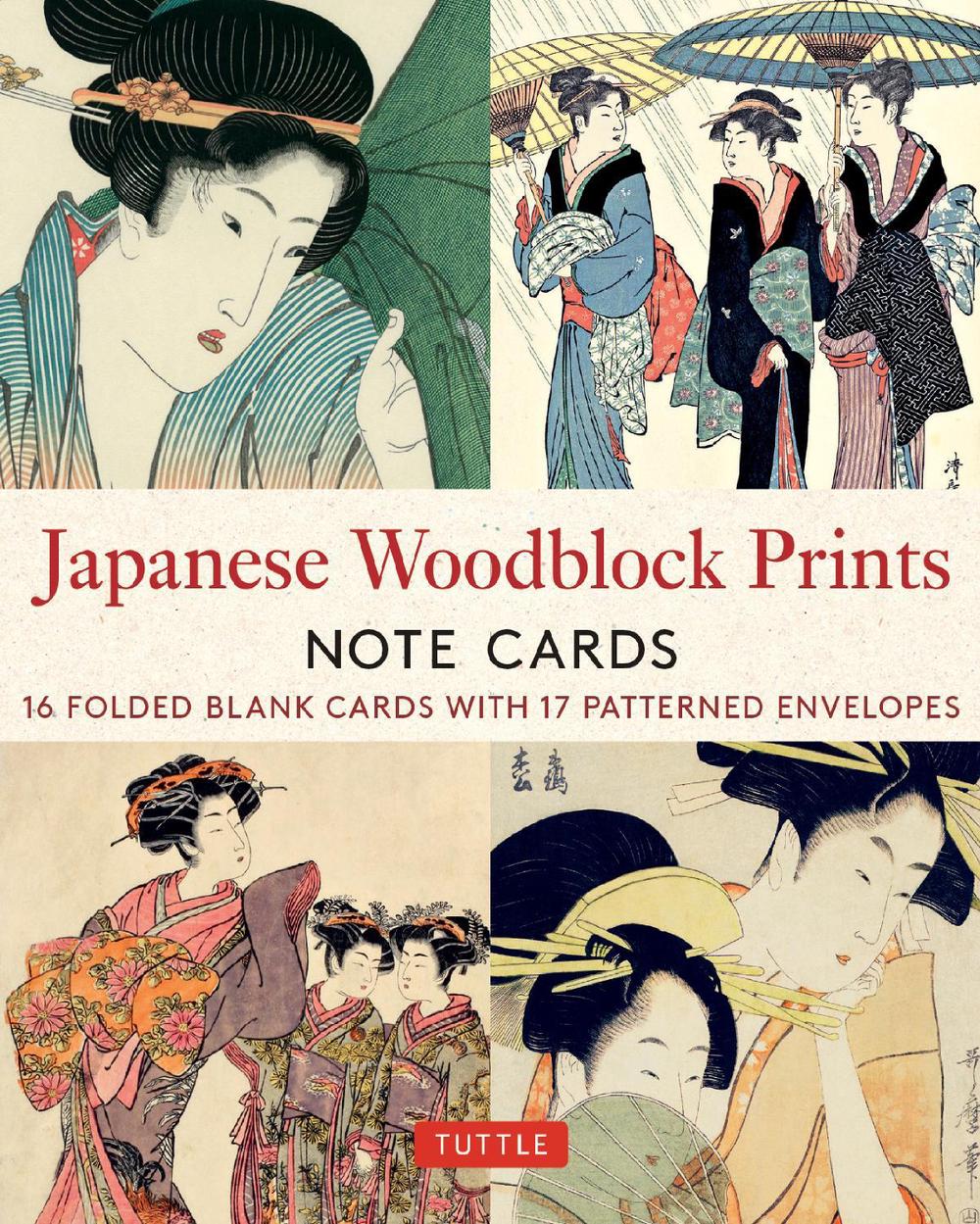 Tuttle Studio Japanese Woodblock Prints, 16 Note Cards | Buy online at ...