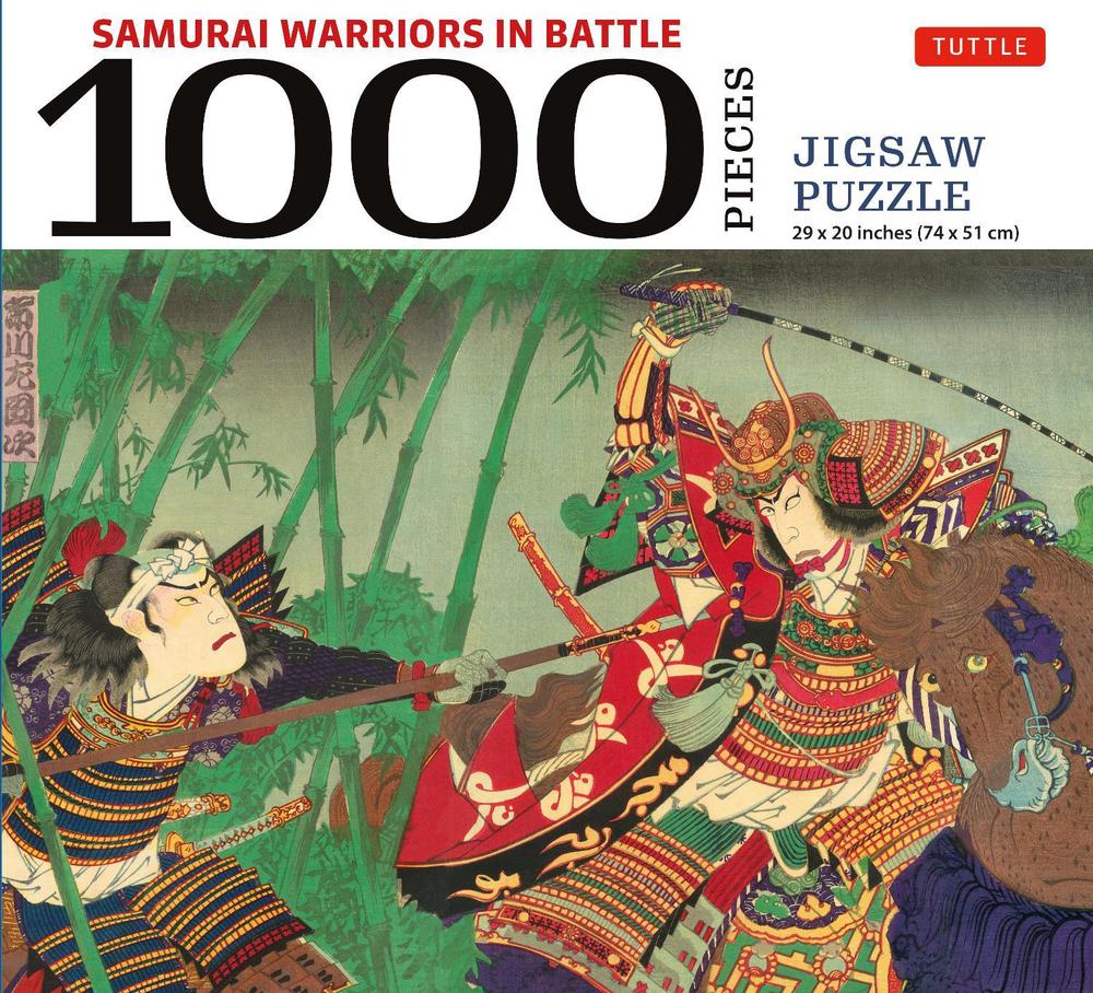 Samurai Warriors in Battle- 1000 Piece Jigsaw Puzzle | Buy online at ...