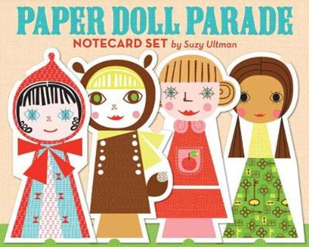 Paper Doll Parade Notecard Set by Suzy Ultman, 9780811869775 | Buy ...