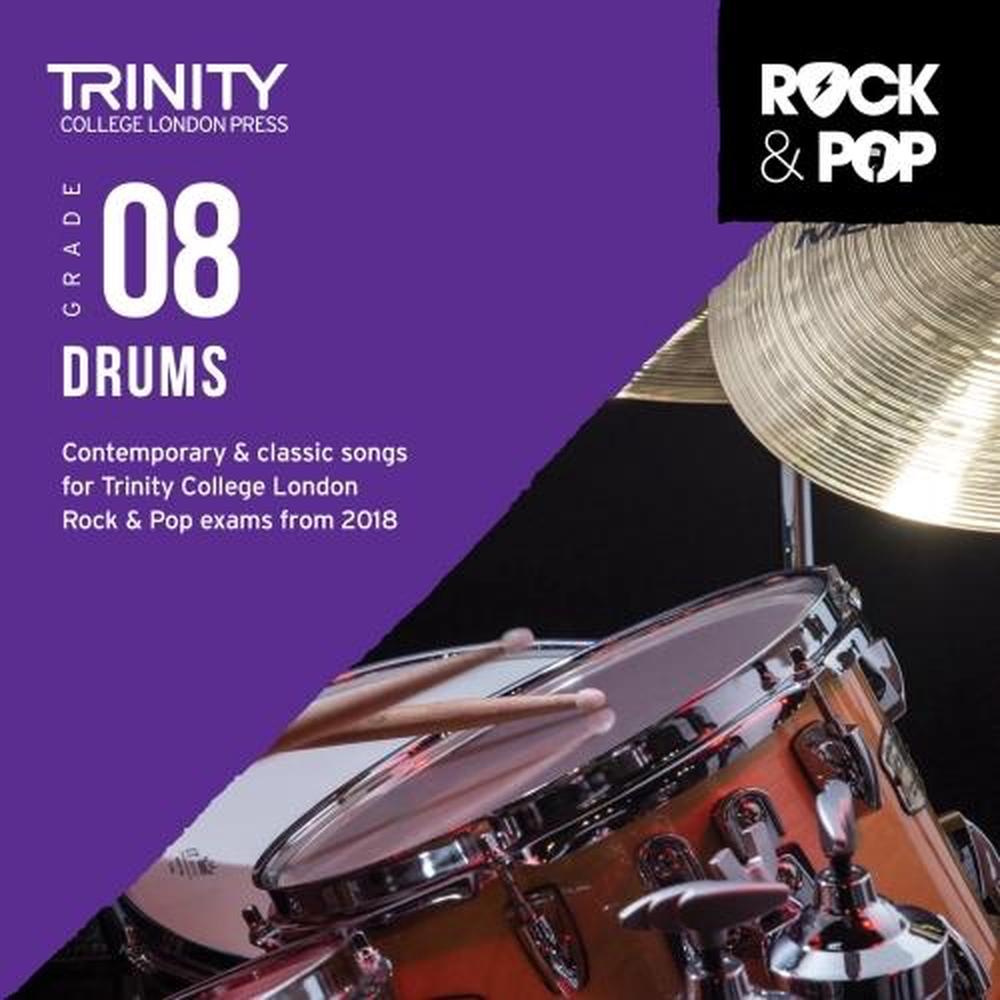 Trinity College London Rock And Pop 2018 Drums Grade 8 Cd Only Cd