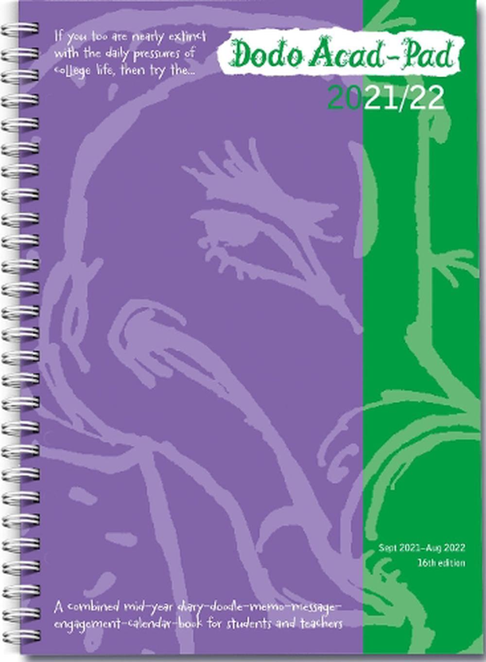 Dodo Acad-pad A5 Diary 2021-2022 - Mid Year / Academic Year Week to ...