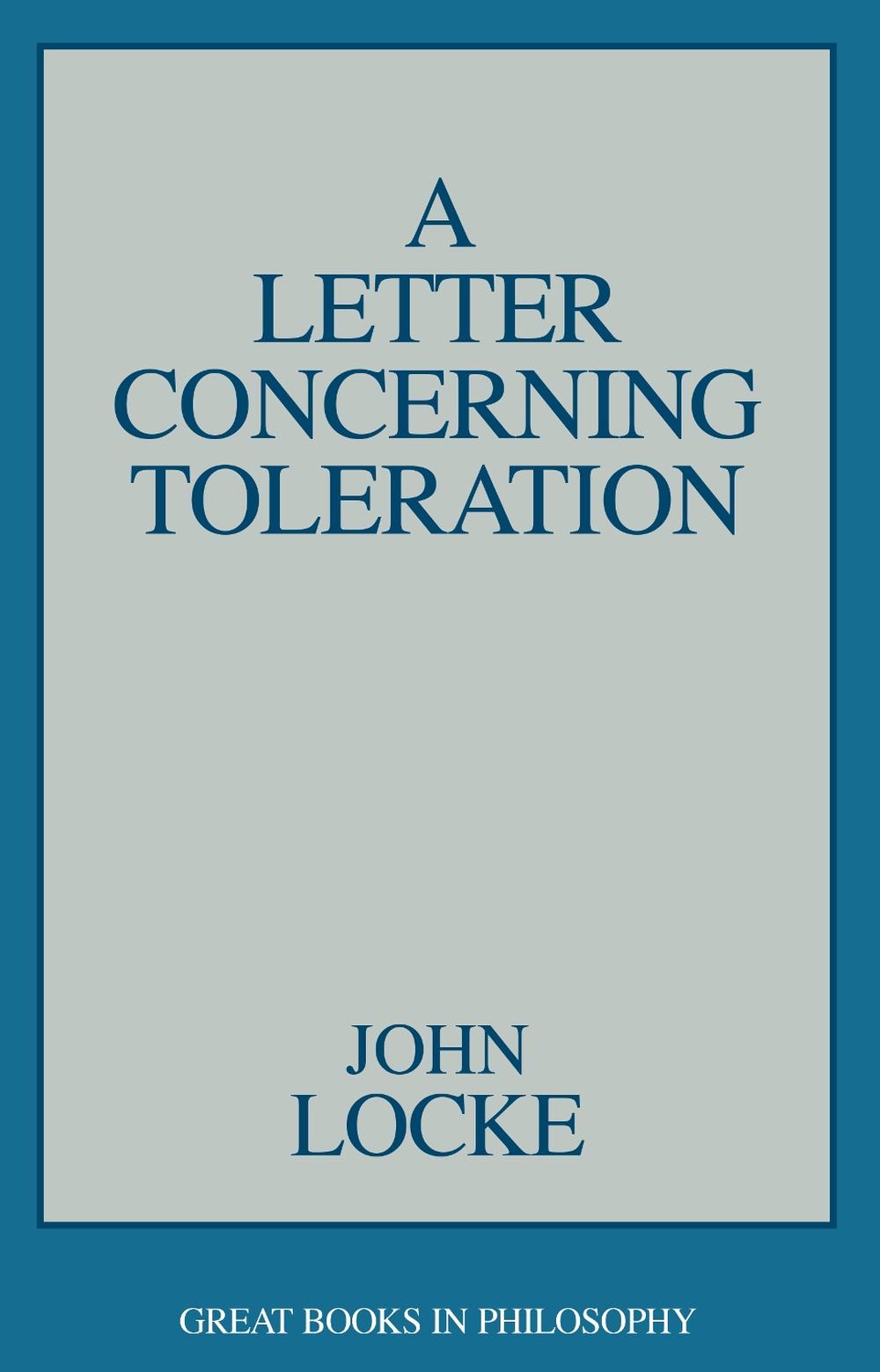 A Letter Concerning Toleration by John Locke, Paperback, 9780879755980 ...