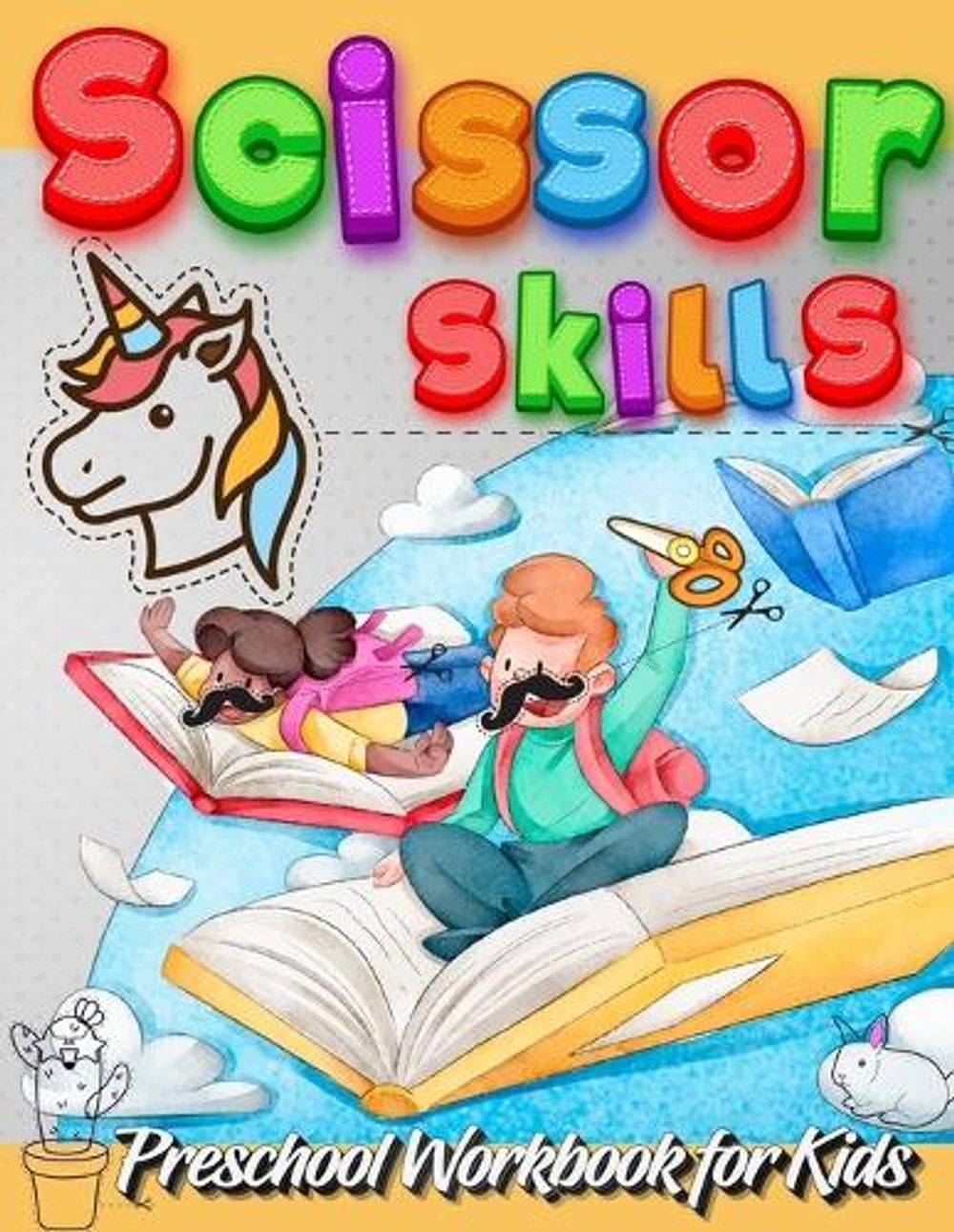 Scissor Skills Preschool Workbook for Kids by Coloring Book Happy Hour ...