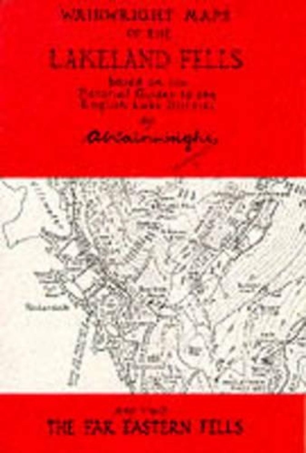 Wainwright Maps of the Lakeland Fells by Alfred Wainwright, Folded ...