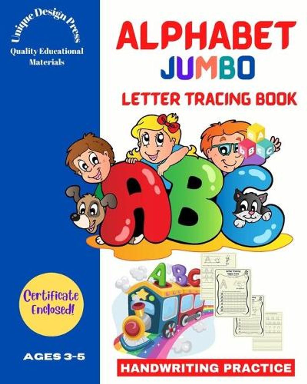 Alphabet Jumbo Letter Tracing Book by Andrea Clarke Pratt, Paperback ...