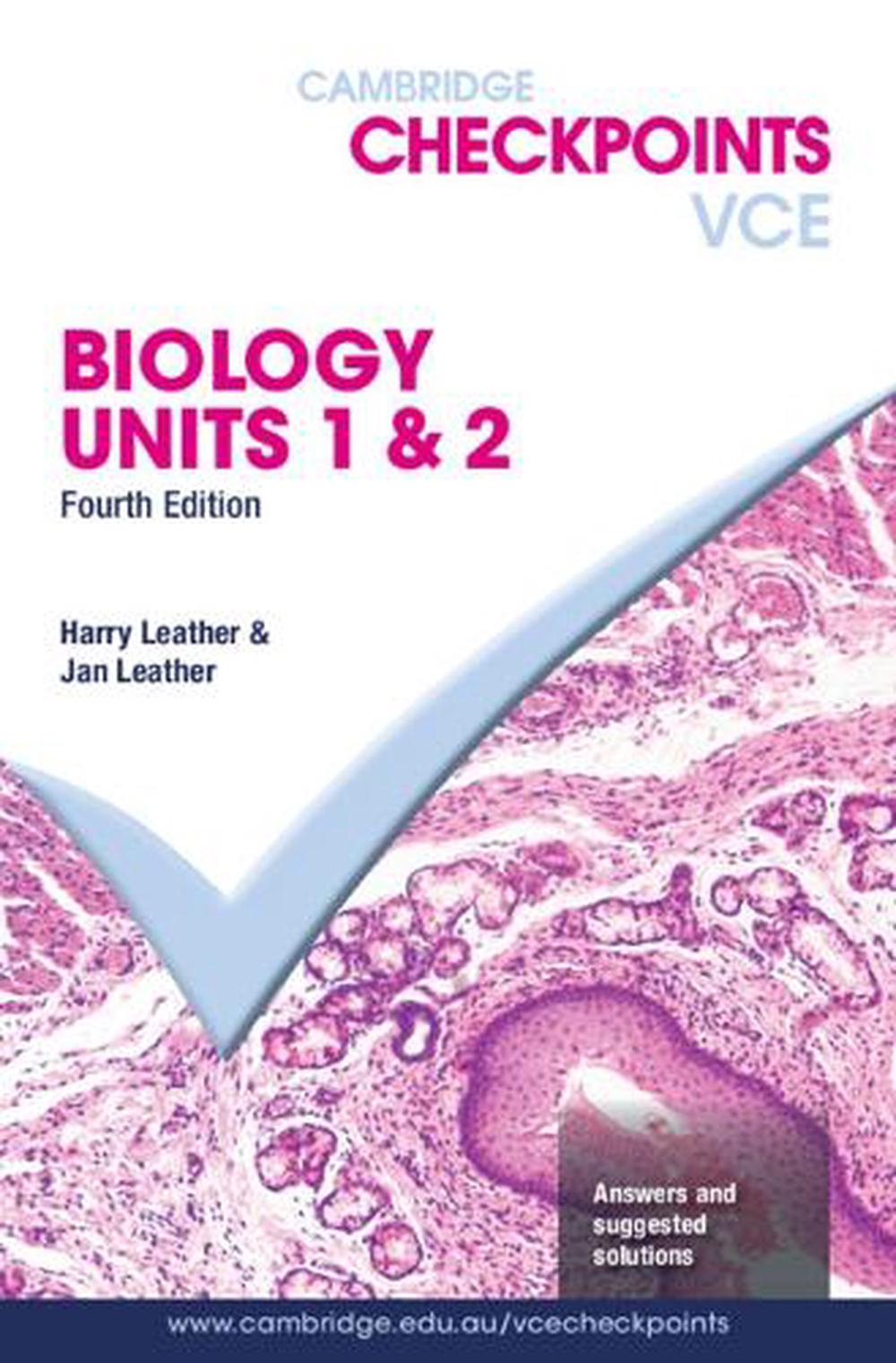 Cambridge Checkpoints VCE Biology Units 1&2, 4th Edition by Harry ...