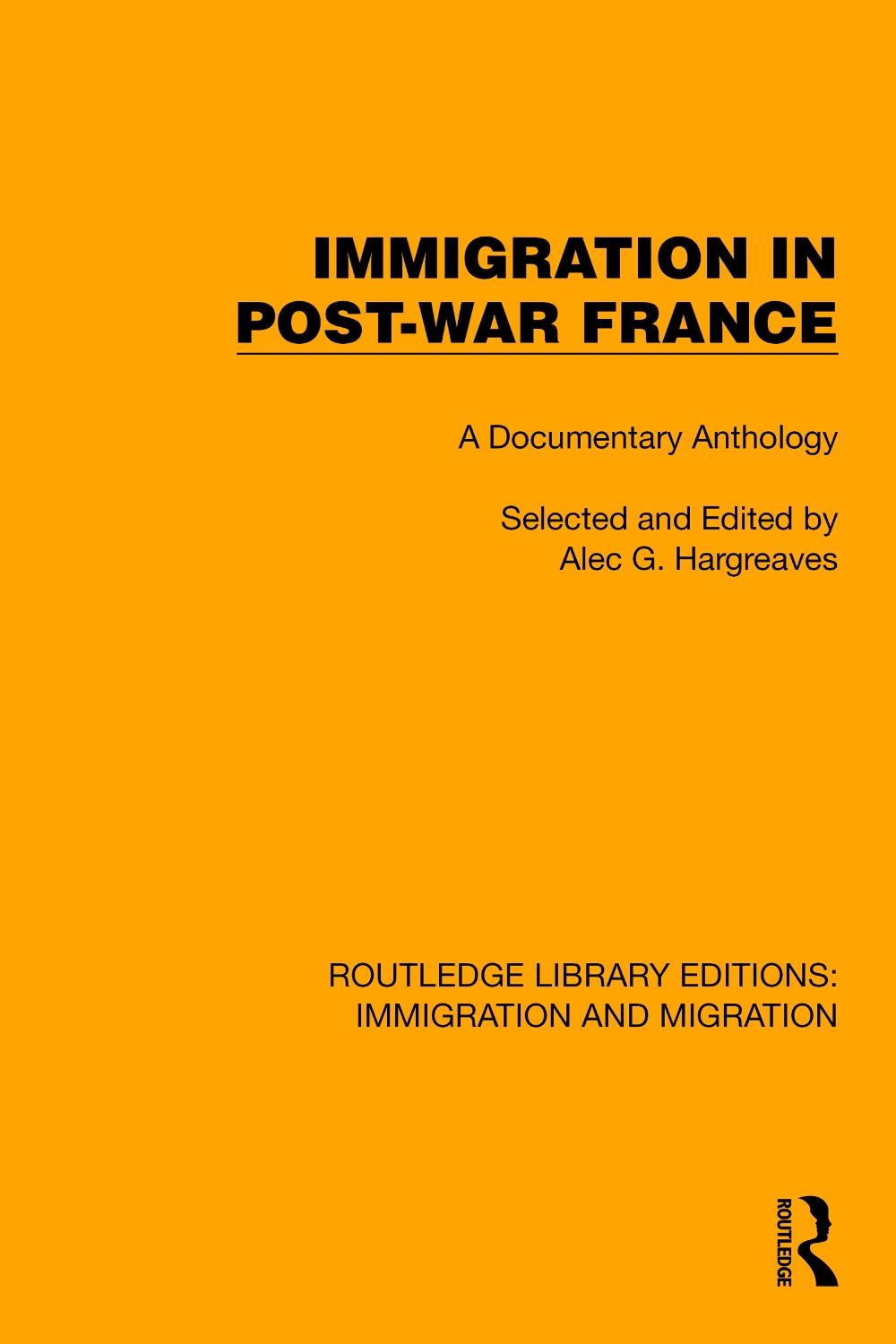 Immigration in Post-War France by Alec G. Hargreaves, Hardcover ...