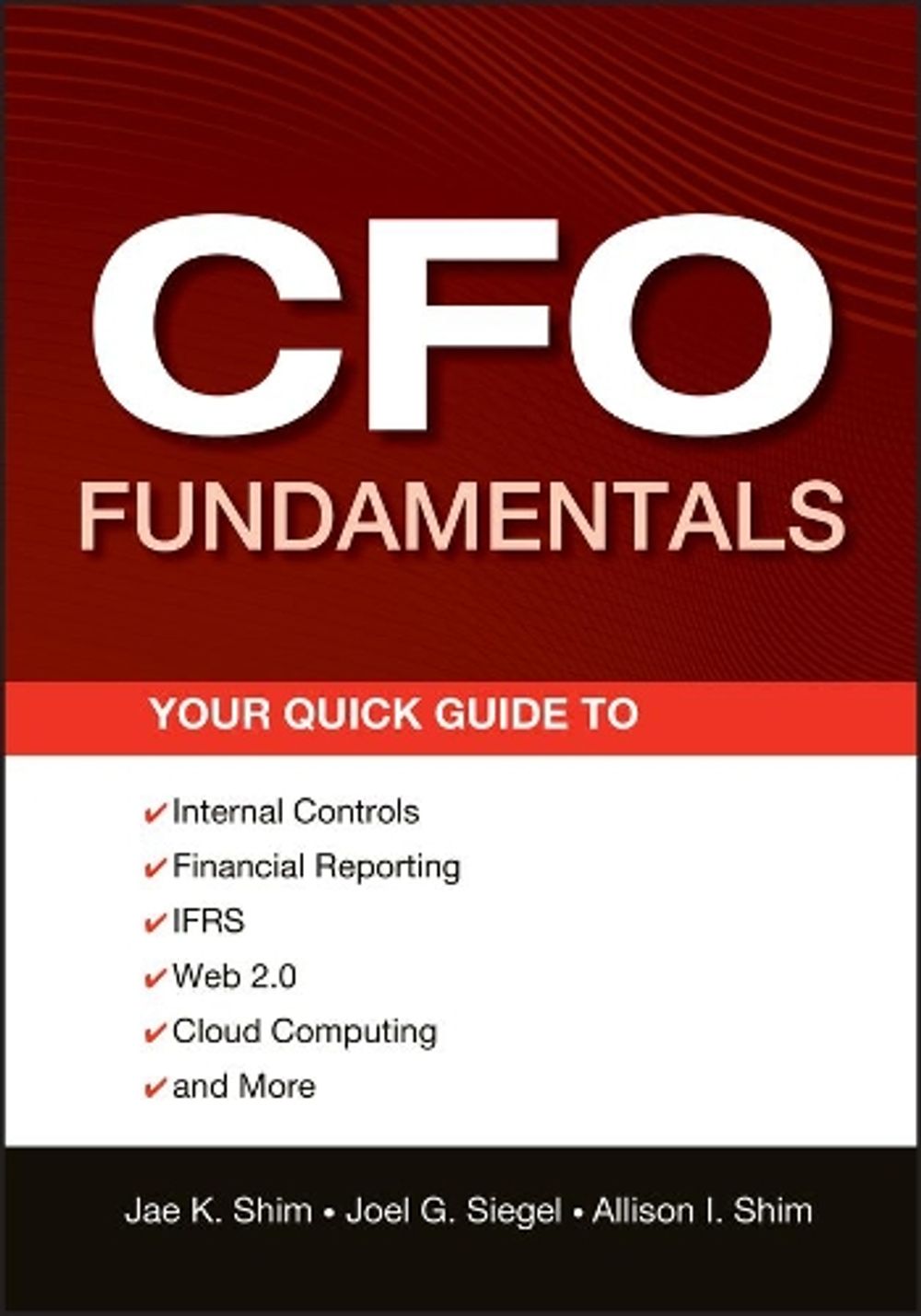 CFO Fundamentals by Joel G. Siegel, Paperback, 9781118132494 | Buy ...