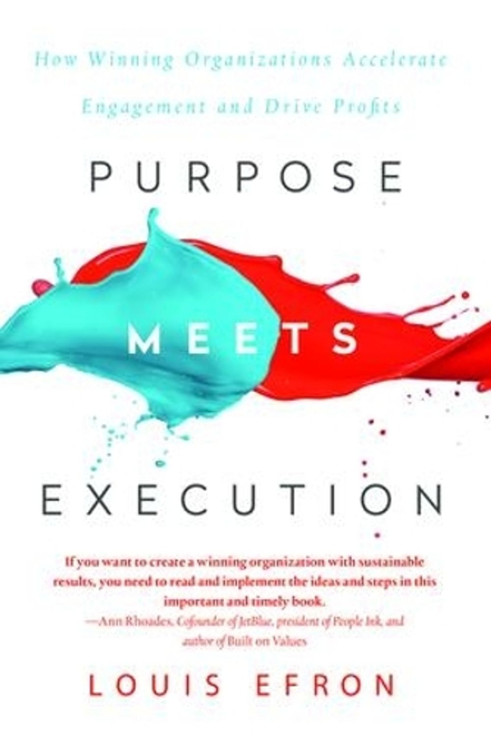 Purpose Meets Execution by Louis Efron, Hardcover, 9781138049093 | Buy ...