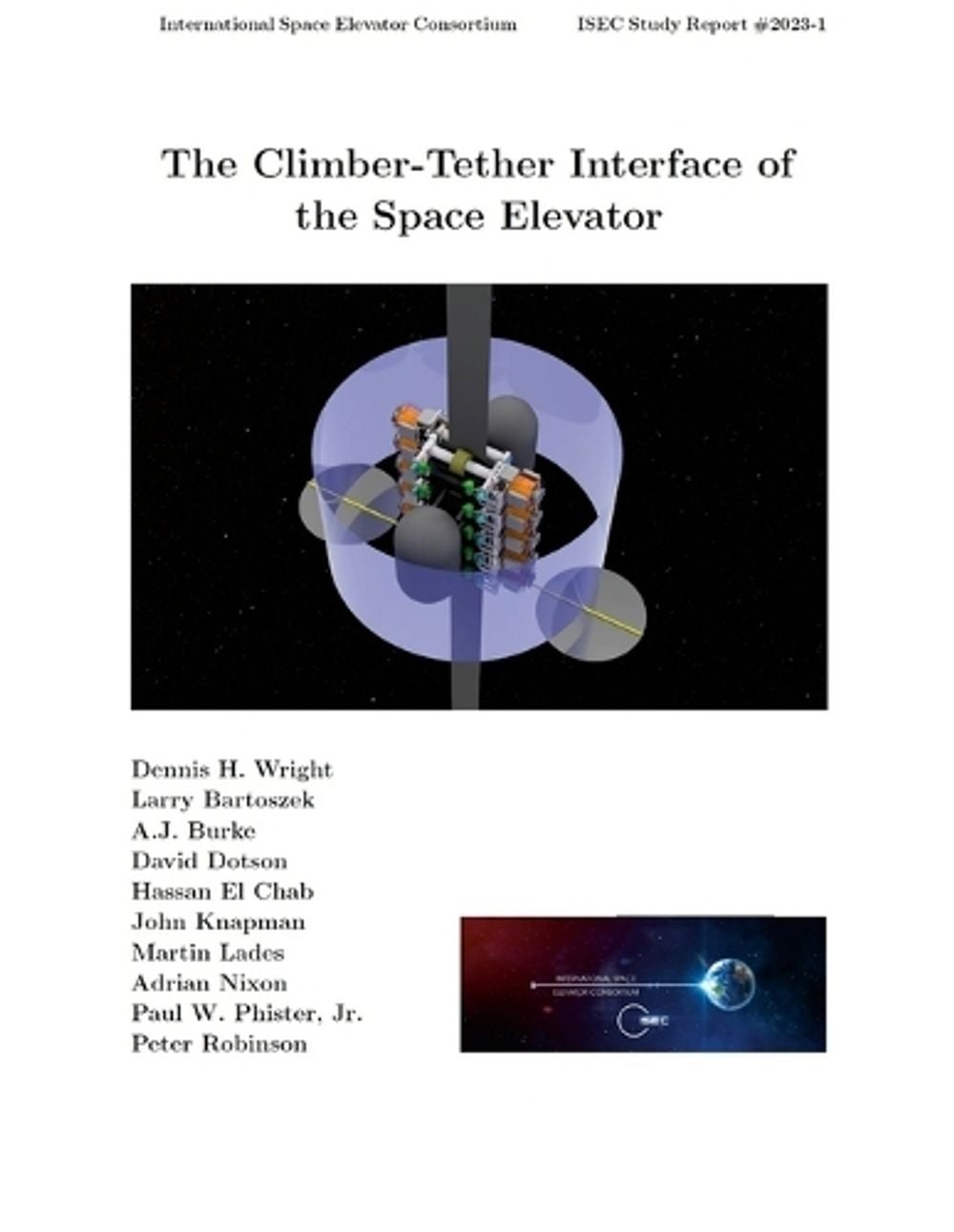 The Climber-Tether Interface of the Space Elevator by Dennis Wright ...