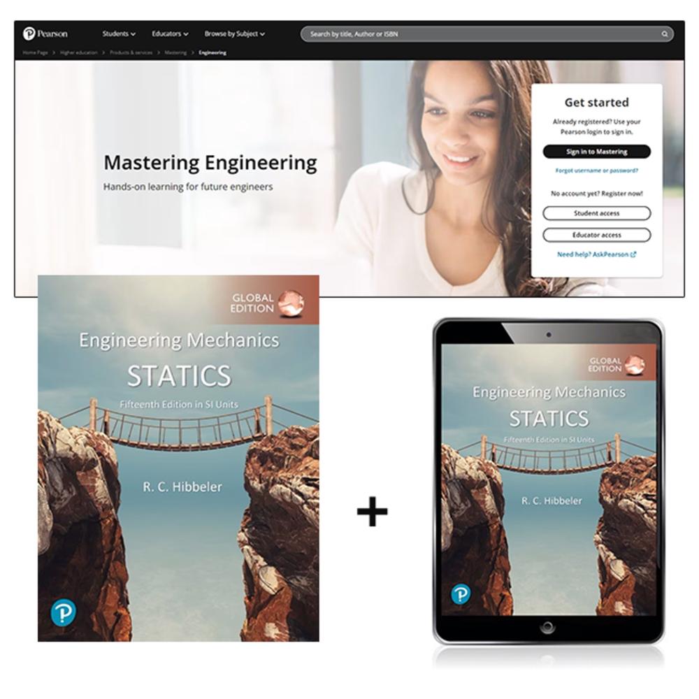 Engineering Mechanics: Statics plus Pearson Mastering Engineering with Pearson eText, SI Units ...